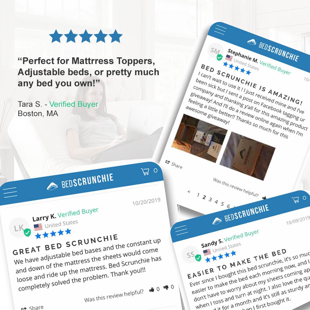 Bed Scrunchie Sheet Strap | Bed Sheet Holder, Suspender and Tightener